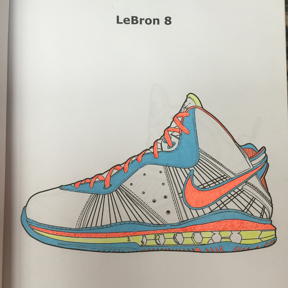 Lebron James Shoes Coloring Pages